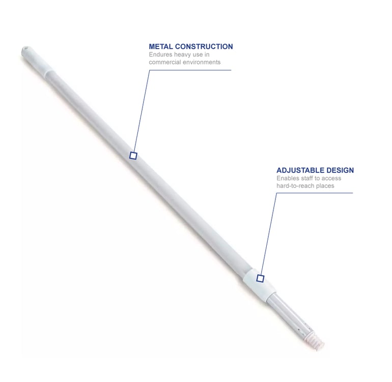 Carlisle Telescopic Handle - Expands 34 59", Metal (36545000)