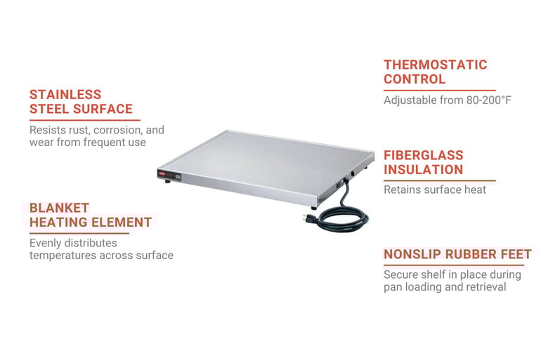 Hatco GRS-30-D 30"W Countertop Warming Shelf w/ 2 Warmer(s ...