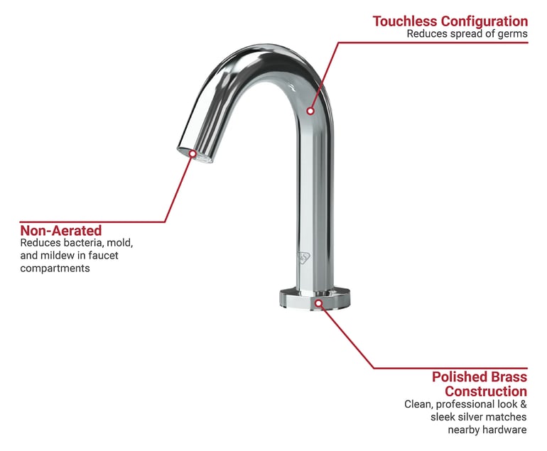 T&S ECW-3150 WaveCrest Deck Mount Electronic Faucet - Single Hole ...