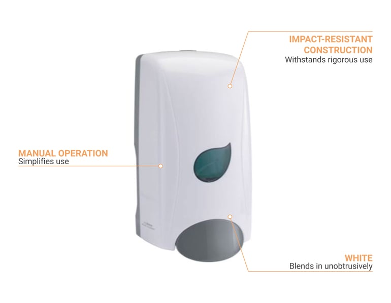 Wall mounted foaming hand soap dispenser store