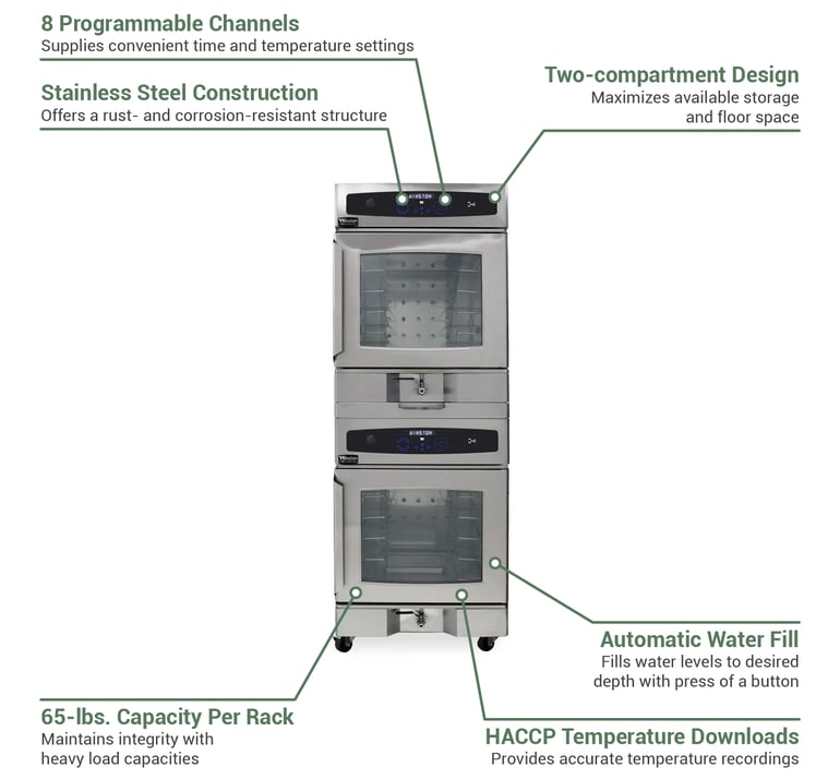 Winston CHV5-05UV-ST Half Size CVap® Cook and Hold Oven - Right Hinge ...
