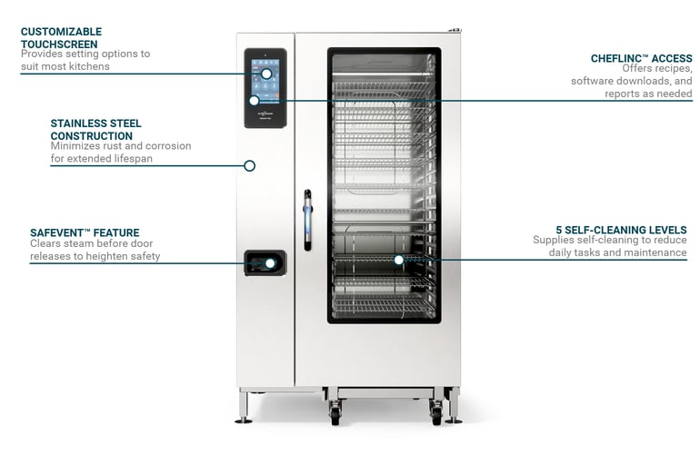 Alto-Shaam 20-20GPRO Full-Size Combi Oven, Boilerless, Liquid Propane