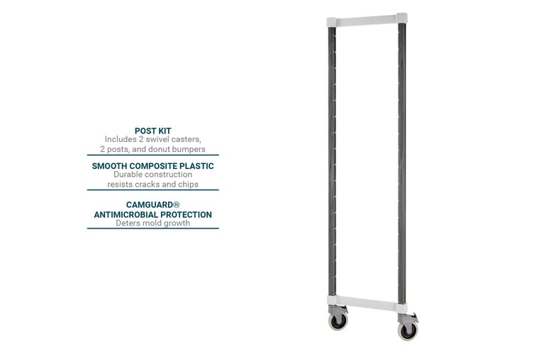 Cambro EXHDPK2470480 Camshelving® Elements XTRA HD Track System Post ...