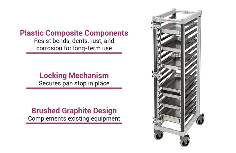 Cambro UPRPSF580 Camshelving® Pan Stop for Full Size Ultimate Sheet Pan ...
