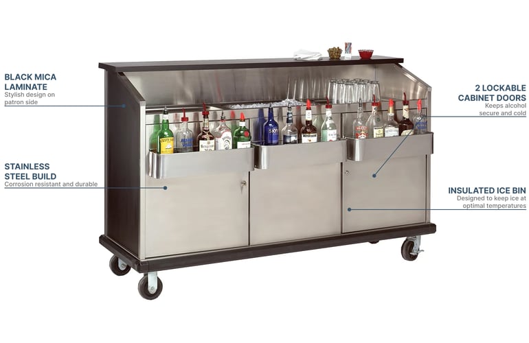 portable bar unit