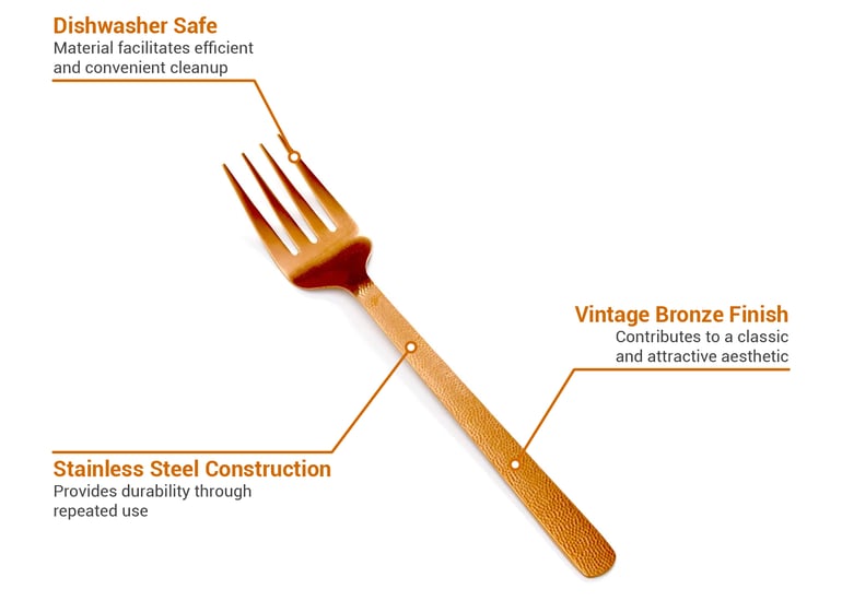 American Metalcraft BVHF 13" Cold Meat Fork with 18/0 Stainless Grade ...