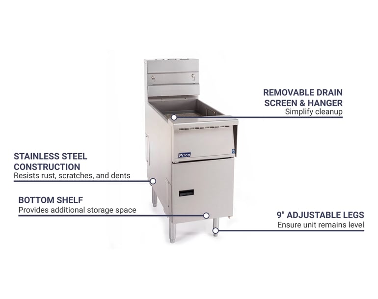 Pitco BNB-SSH55 Bread & Batter Cabinet for SSH55 Electric Fryers