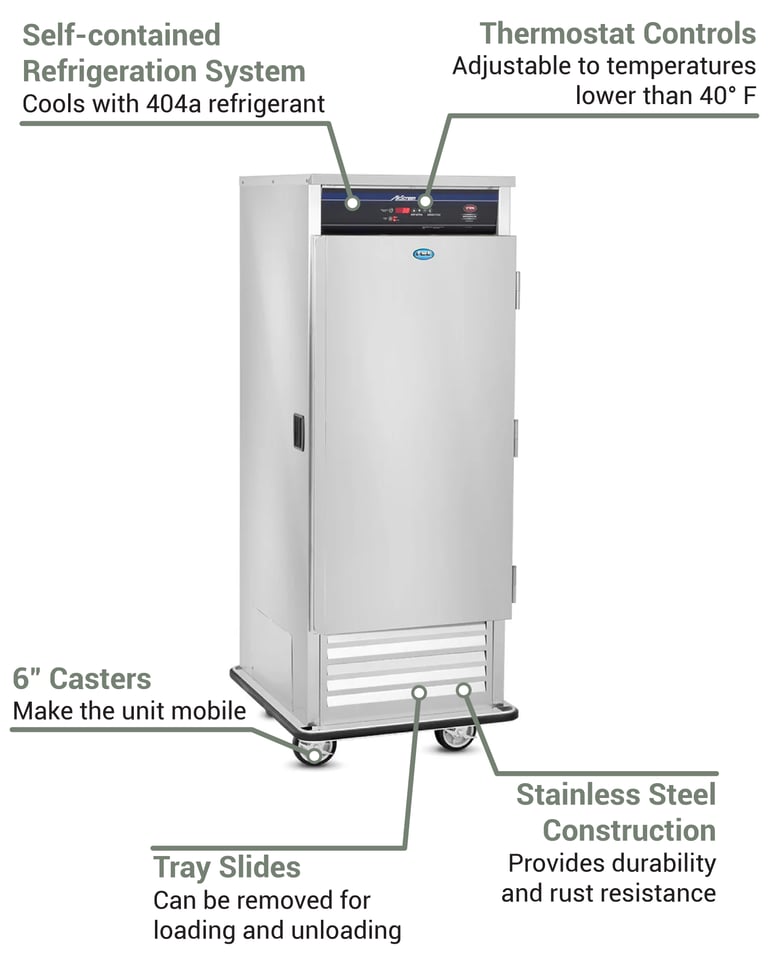 FWE R-AS-10 32" One Section Reach In Refrigerator, (1) Right Hinge ...