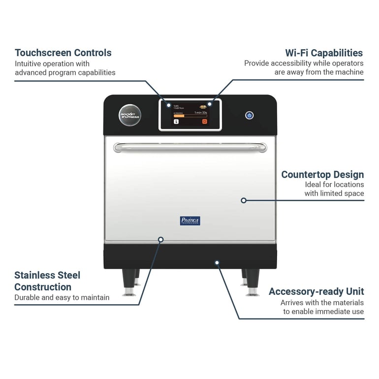 Pratica Rocket Express High Speed Microwave/Impingement/Infrared Oven - 208-240v/1ph (ROCKETEXPRESS)
