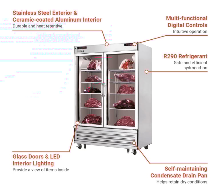 Everest Refrigeration EDA2 Dry Aging & Thawing Cabinet - 115v