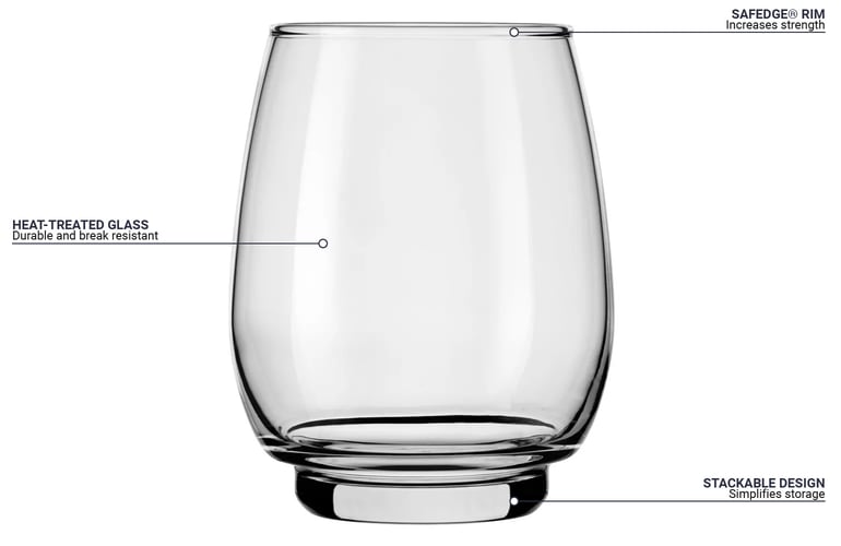 Libbey 12017 15 oz Orbital Beverage Glass