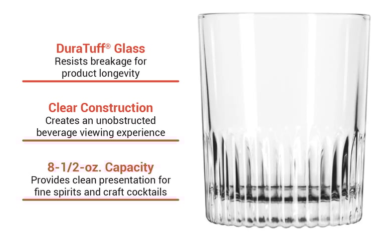 Libbey 15626 8 1/2 oz Rocks Glass