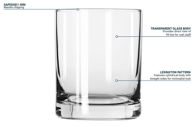 Libbey 2328 7 3/4 oz Old Fashioned Glass - Lexington