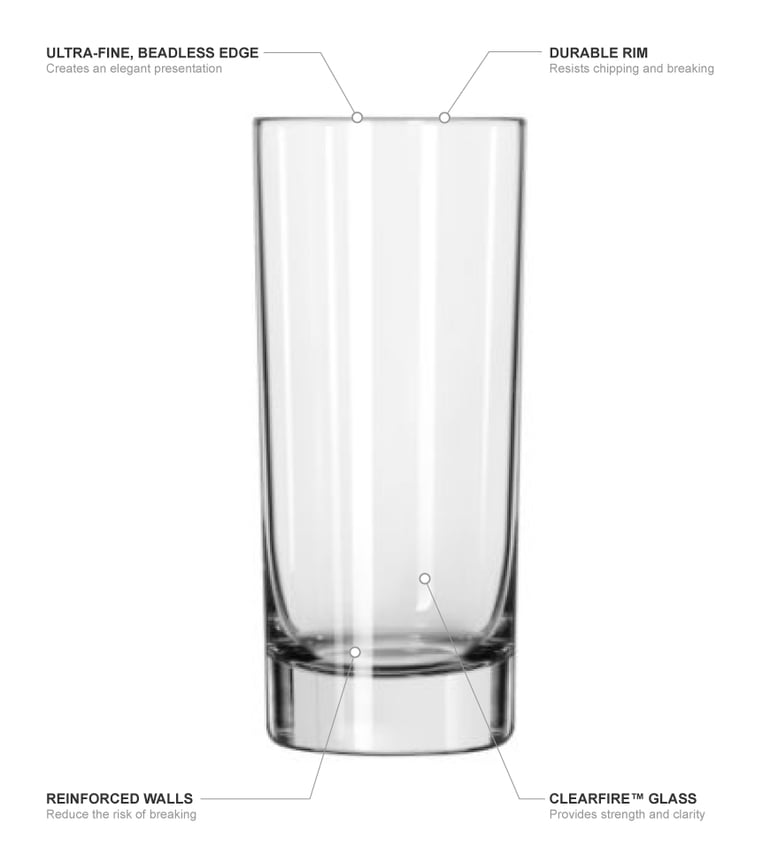 Libbey 9037 10 oz Beverage Glass - Modernist, Reserve by Libbey