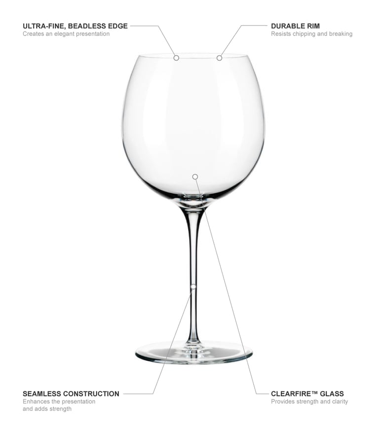 Libbey 9126 24 oz Red Wine Glass - Renaissance, Reserve by Libbey