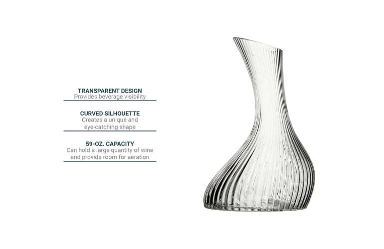 Steelite P38451 59 oz Vini Carafe Glass