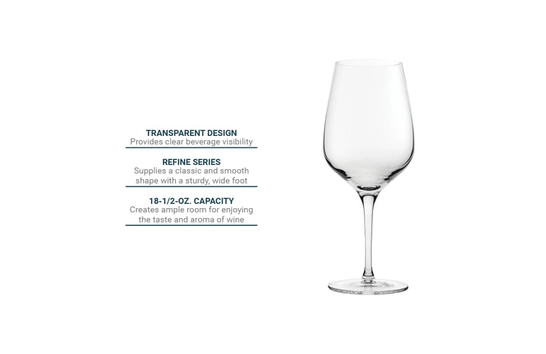 Steelite P67316 18 1/2 oz Refine Red Wine Glass