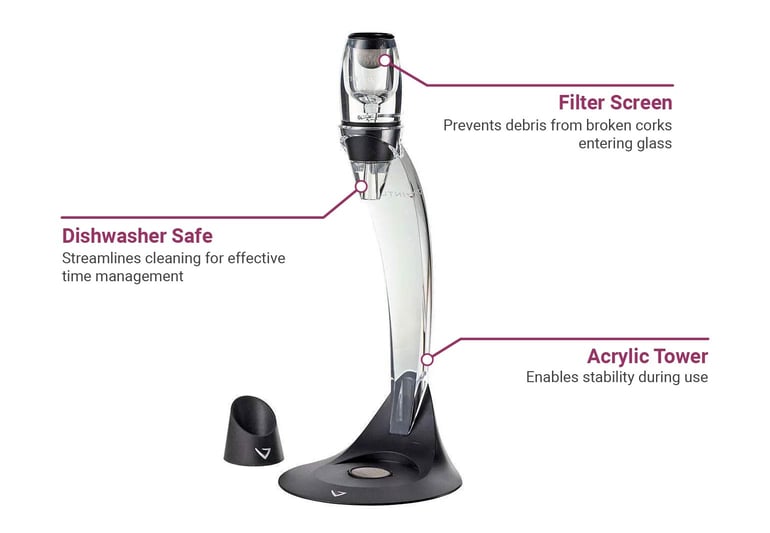 Vinturi Red Wine Aerator Tower Set (V1071)