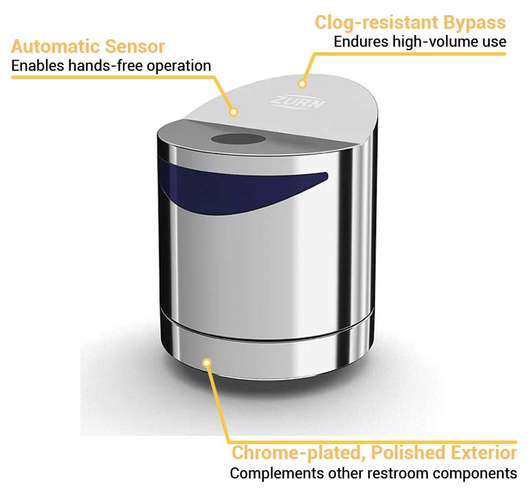 Zurn Industries ZERK-C-DF-TM-S Retrofit Sensor Kit for Sloan Water ...