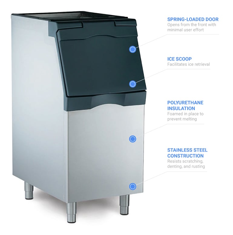 Scotsman B322S 22" Ice Bin - 370 lbs